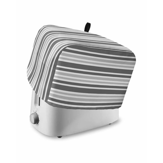 Grey Stripes Small Toaster Cover 2 Slice, Kitchen Appliance Covers ...