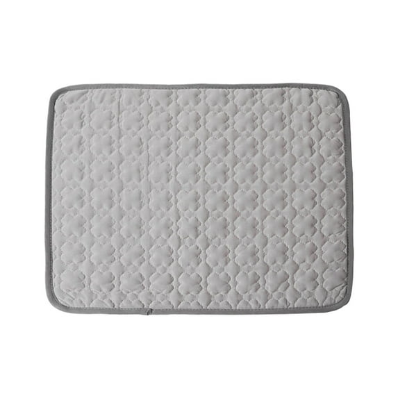 Grey Summer Pet Cool Mat For Dogs Cats Ice Silk Dog Cool Mats Portable ...