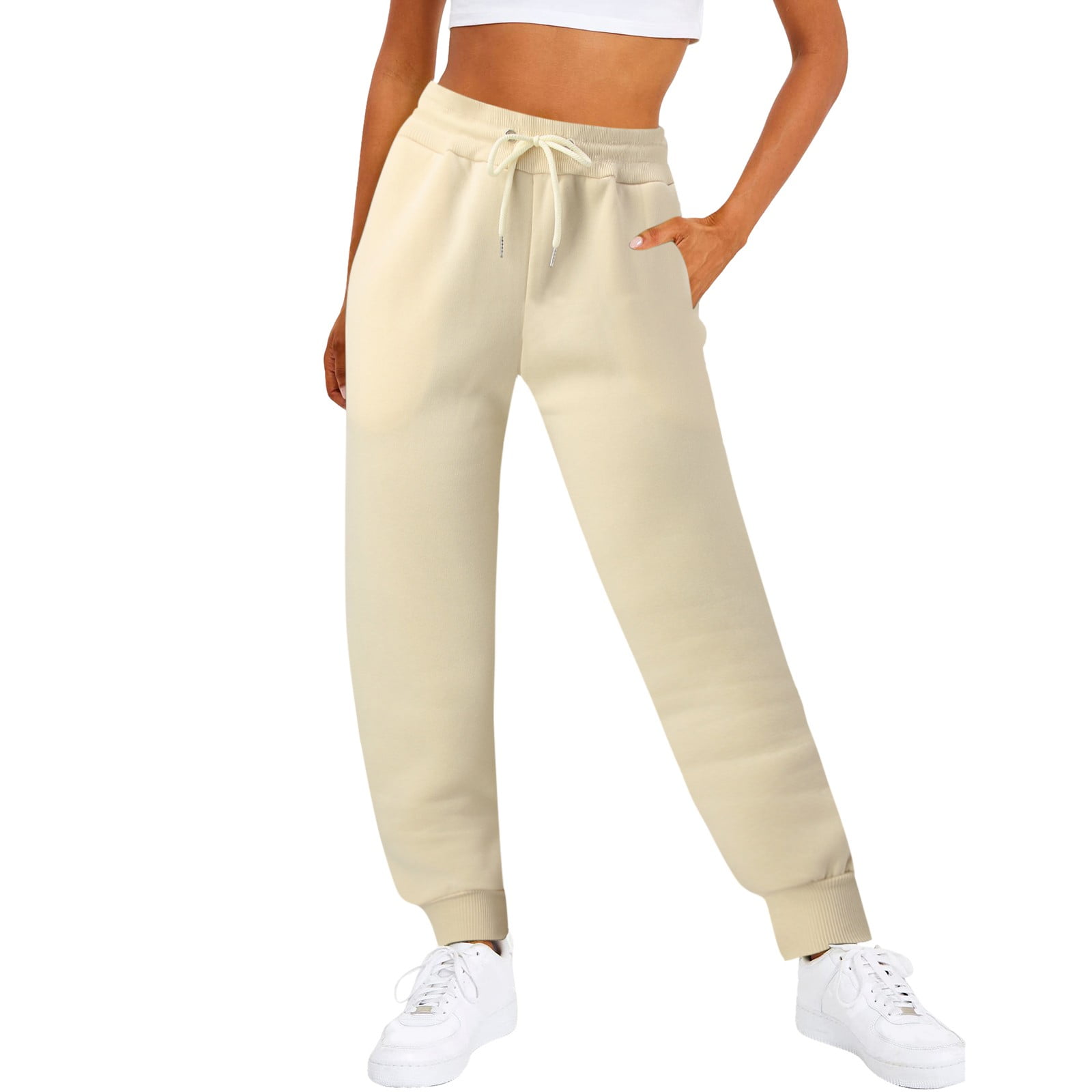 Grey Sweat Pants Women Clearance Workout Lounge Joggers Casual Baggy ...