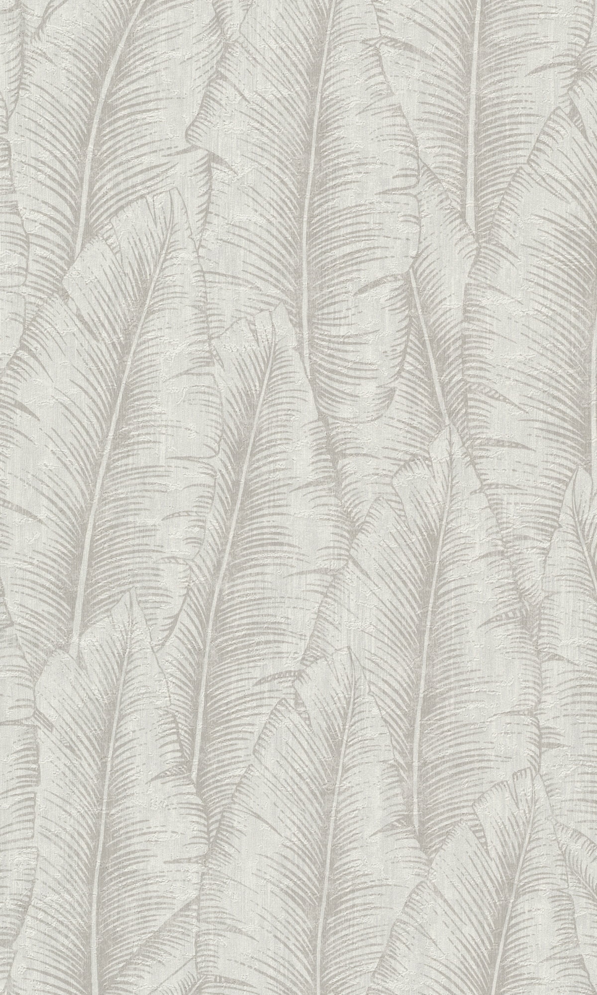 Grey Tropical Leaves Botanical Wallpaper - Walmart.com