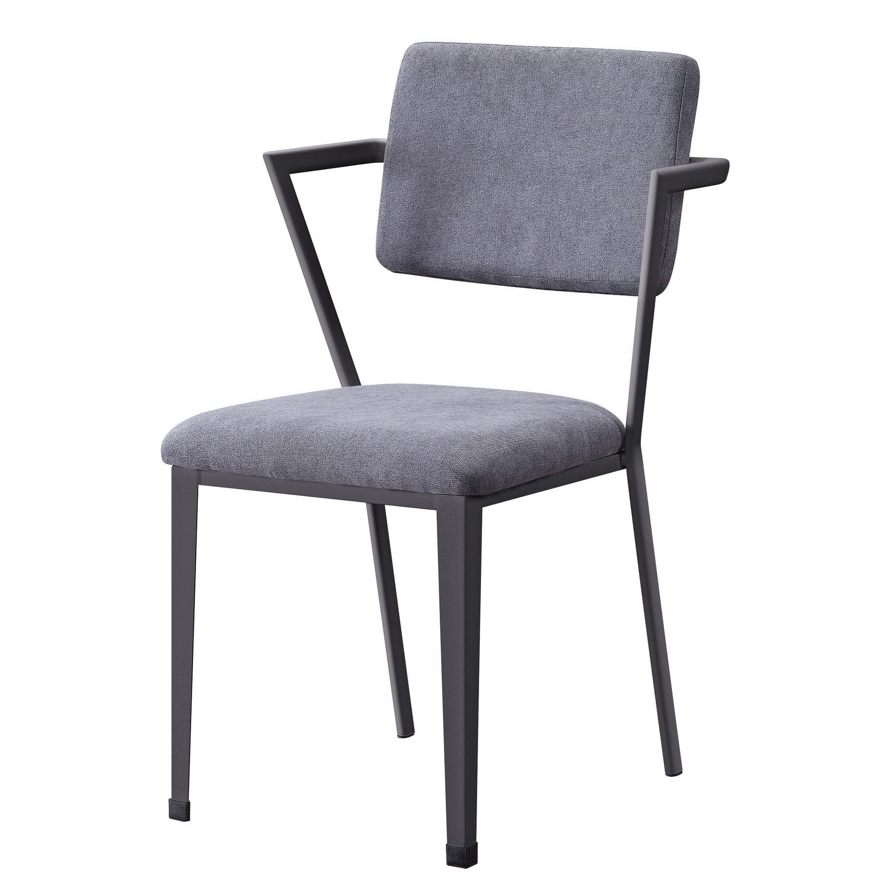 Grey Upholstered Design - Modern Open Back Style - Office Use - Comfort ...