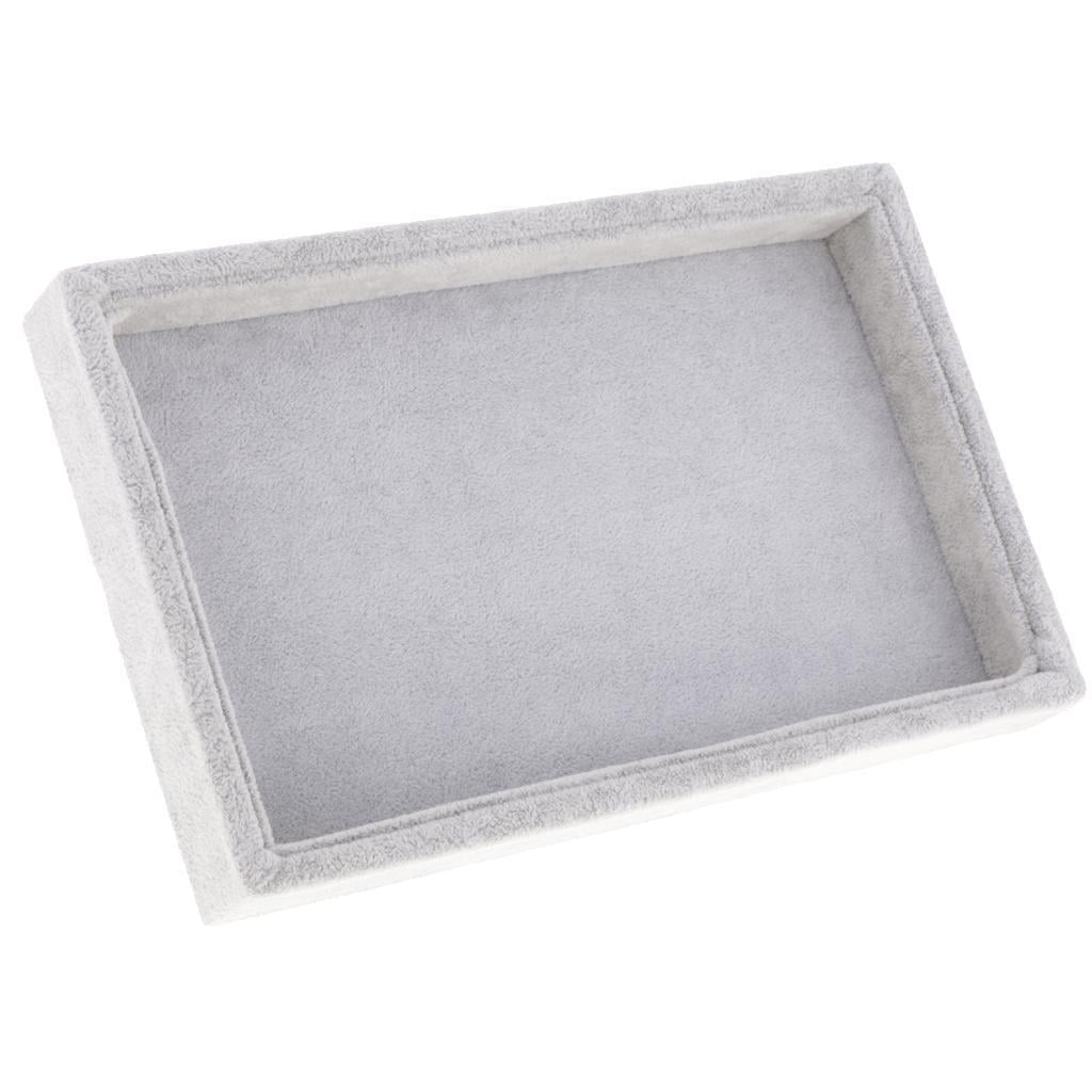 Grey Velvet Jewelry Display Tray Bracelet Watch Anklet Display ...