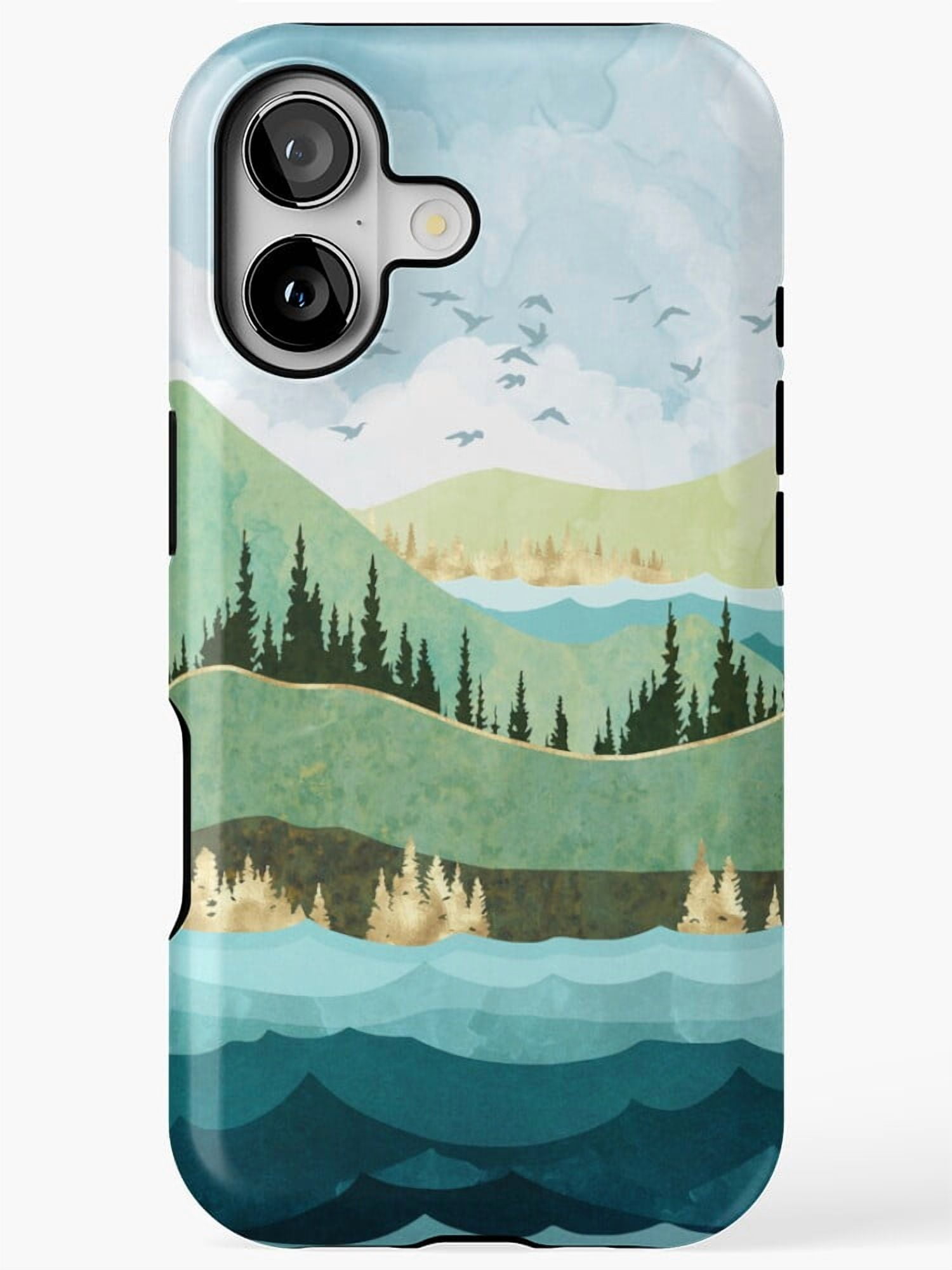 Grey Wagtails Bird Wildlife Phone Case for iPhone 11 12 13 14 15 16 17 ...