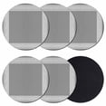 Grey White Greek Key Pattern Coasters for Drinks,Absorbent Non Slip ...