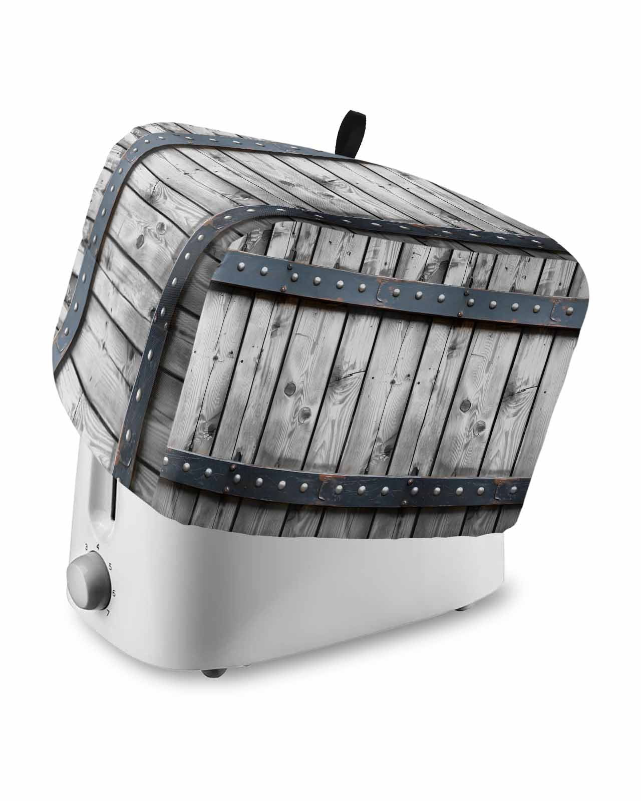 Grey Wood Grain Small Toaster Cover 2 Slice, Kitchen Appliance Covers ...