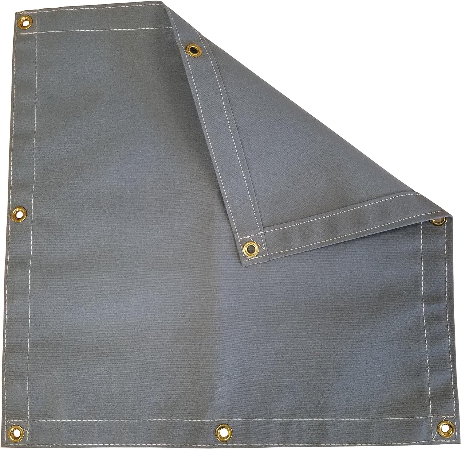 Grey Workhorse Polyester Canvas Tarp 8 Ft. X 15 Ft. - 14.5 Oz ...