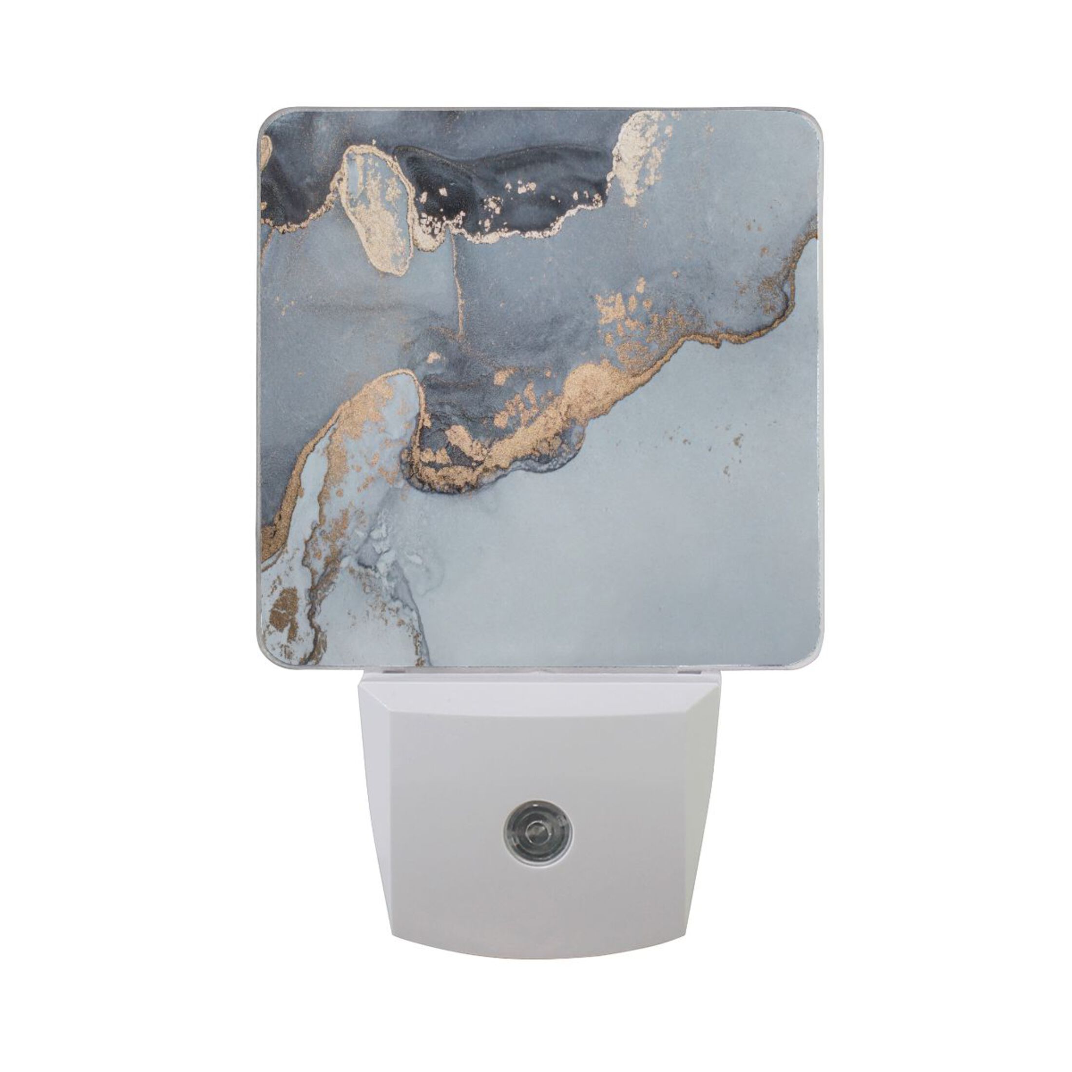 Grey and Black Marble Pattern Night Light LED Dusk to Dawn Auto Sensor ...