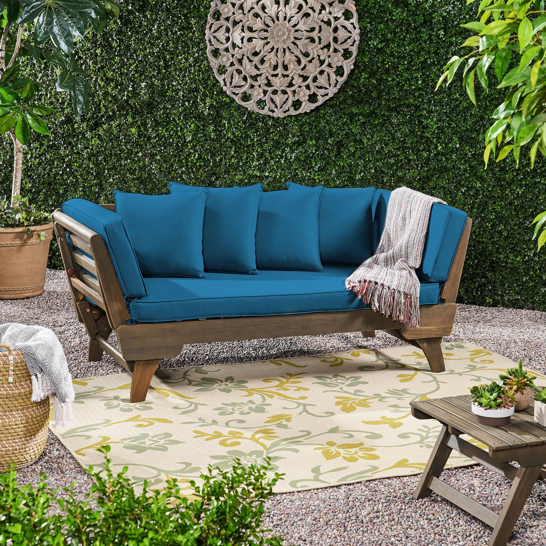 Grey and teal, convertible design - Enhance outdoor relaxation ...