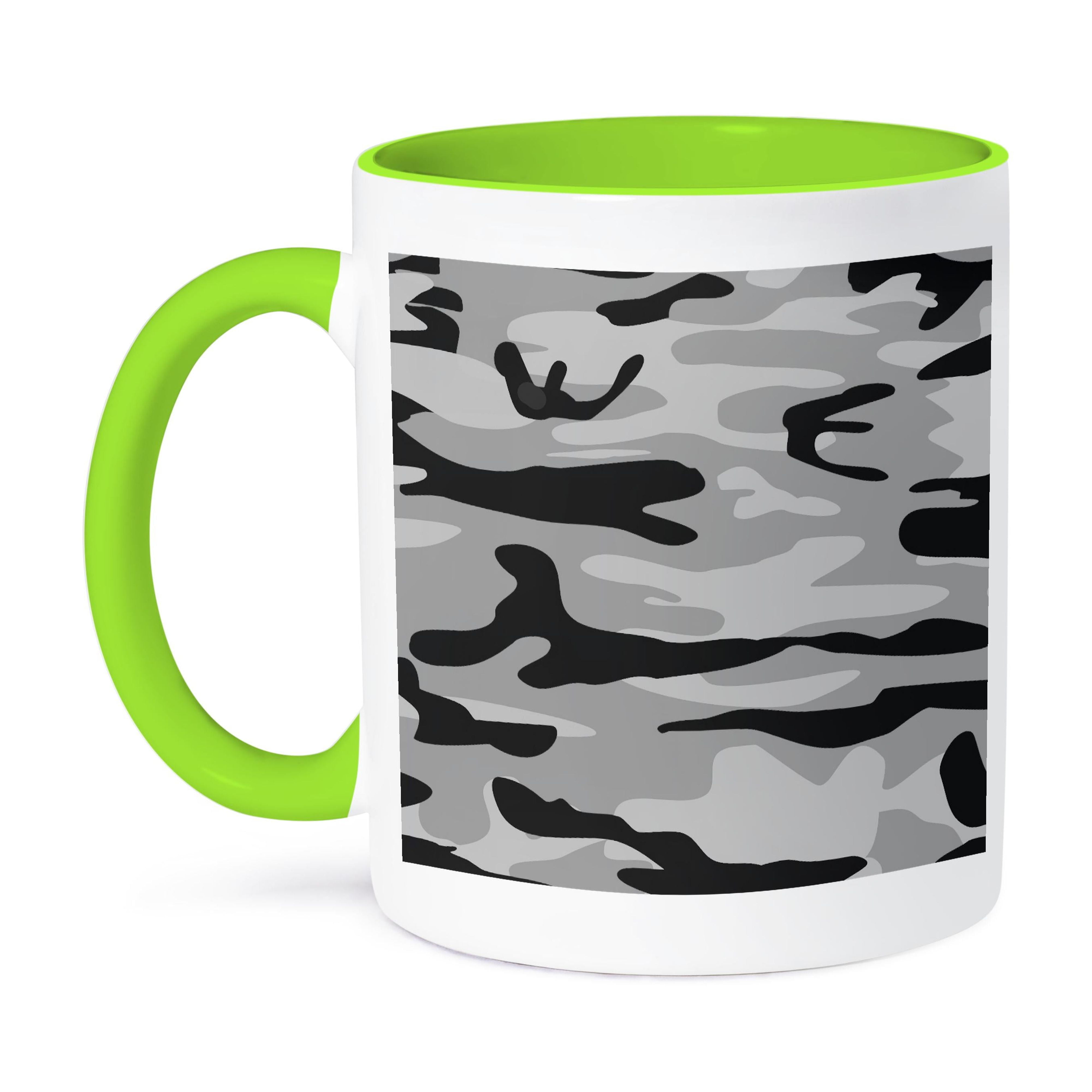 3dRose, Grey camo print - silver gray army uniform camouflage pattern ...