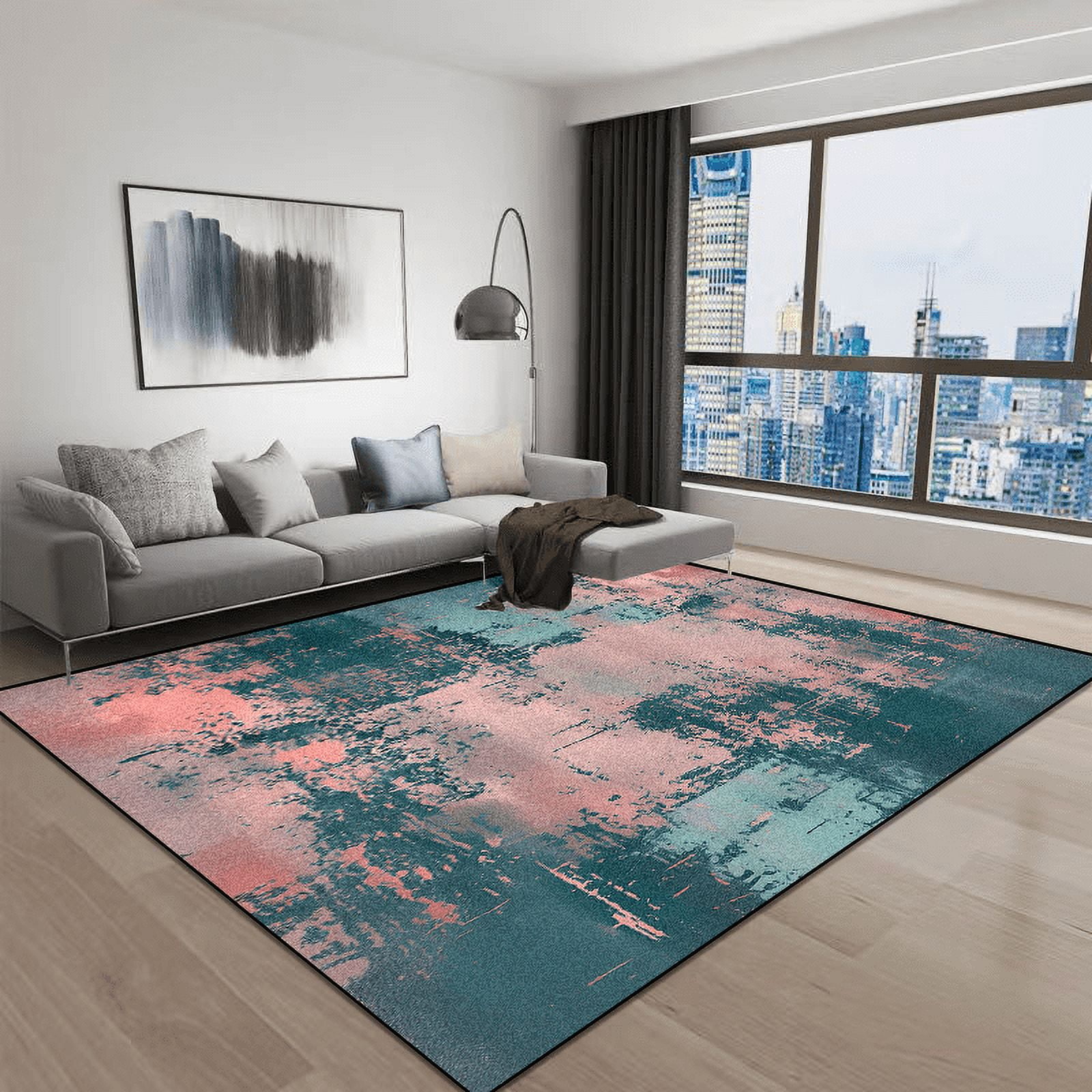 Grey ration Soft Carpets Living Room Abstract Home Carpet Parlour Sofa ...