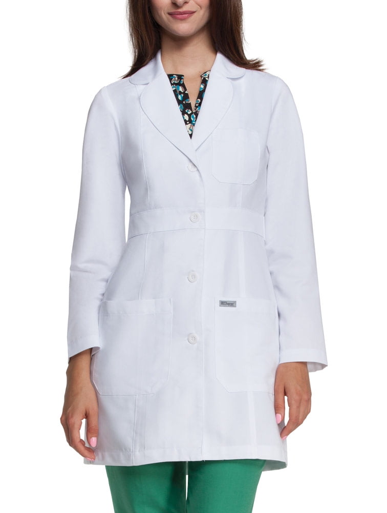 Grey's Anatomy 'Grey's Anatomy' 34" 3 Pocket Women's Lab Coat Lab Coat ...