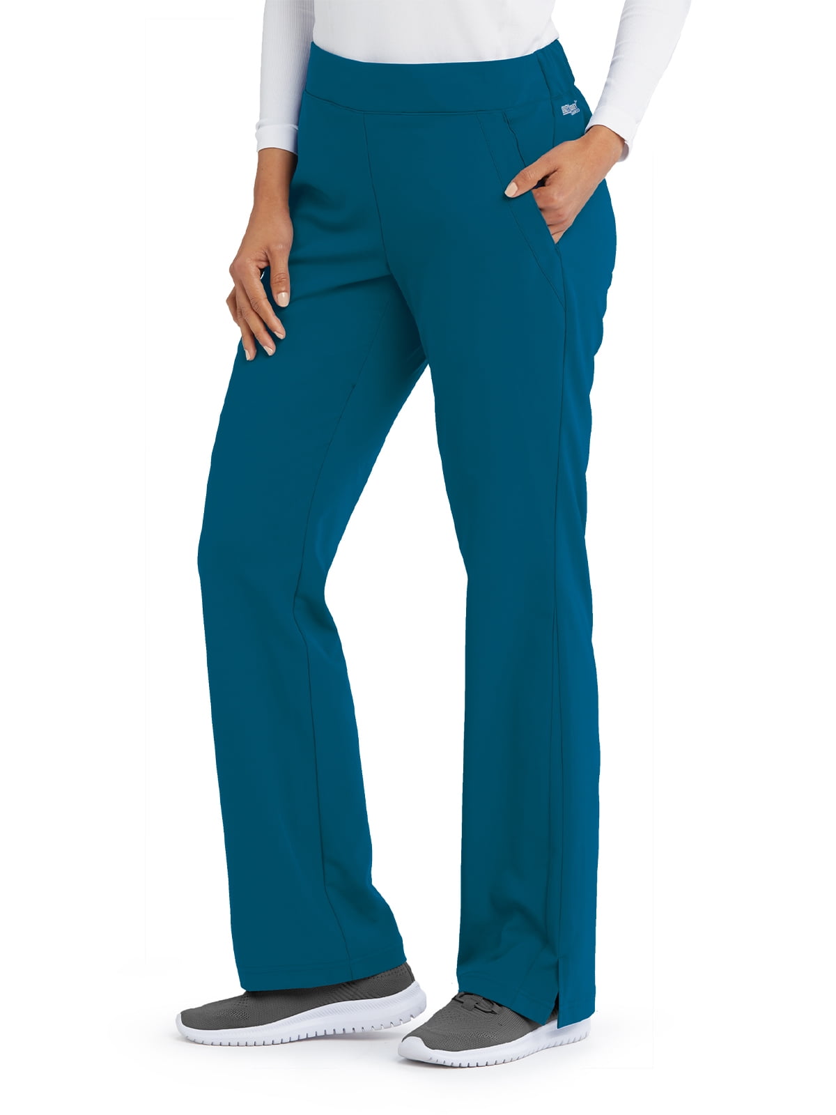 Grey's Anatomy Signature GNP508 Flat Front Pant-Bahama-Lrge Petite ...