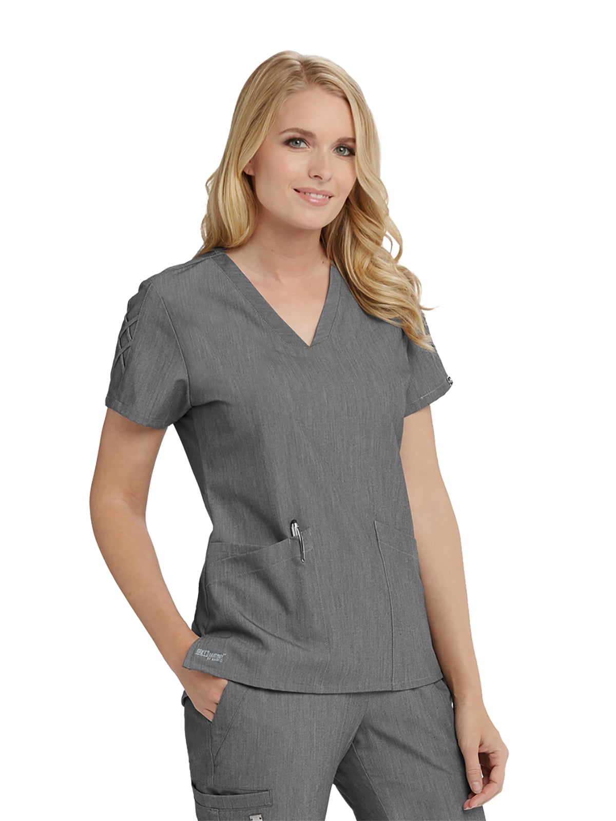 Grey's Anatomy Signature Womens GNT019 Astra Top-Shadow Shade-X-Large ...