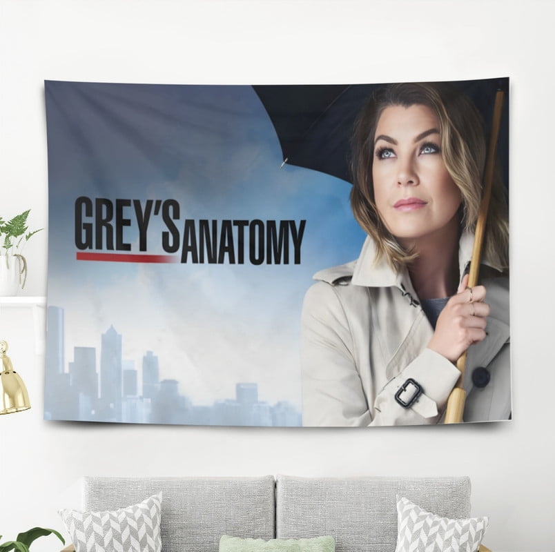 Grey's Anatomy Tapestry Gift Wall Hanging Backdrop for Room Bedroom ...