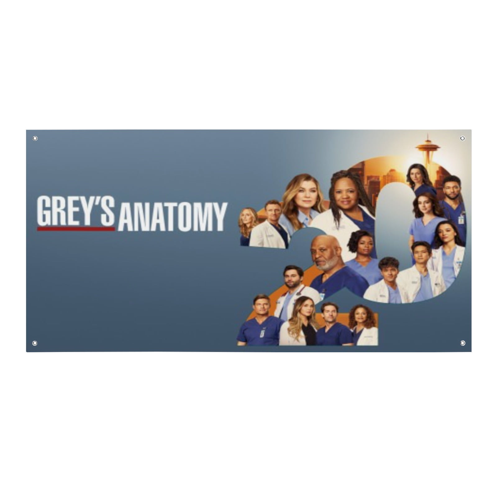 Grey's Anatomy-Theme Backdrops Banner Birthday Party Decor Supplies ...