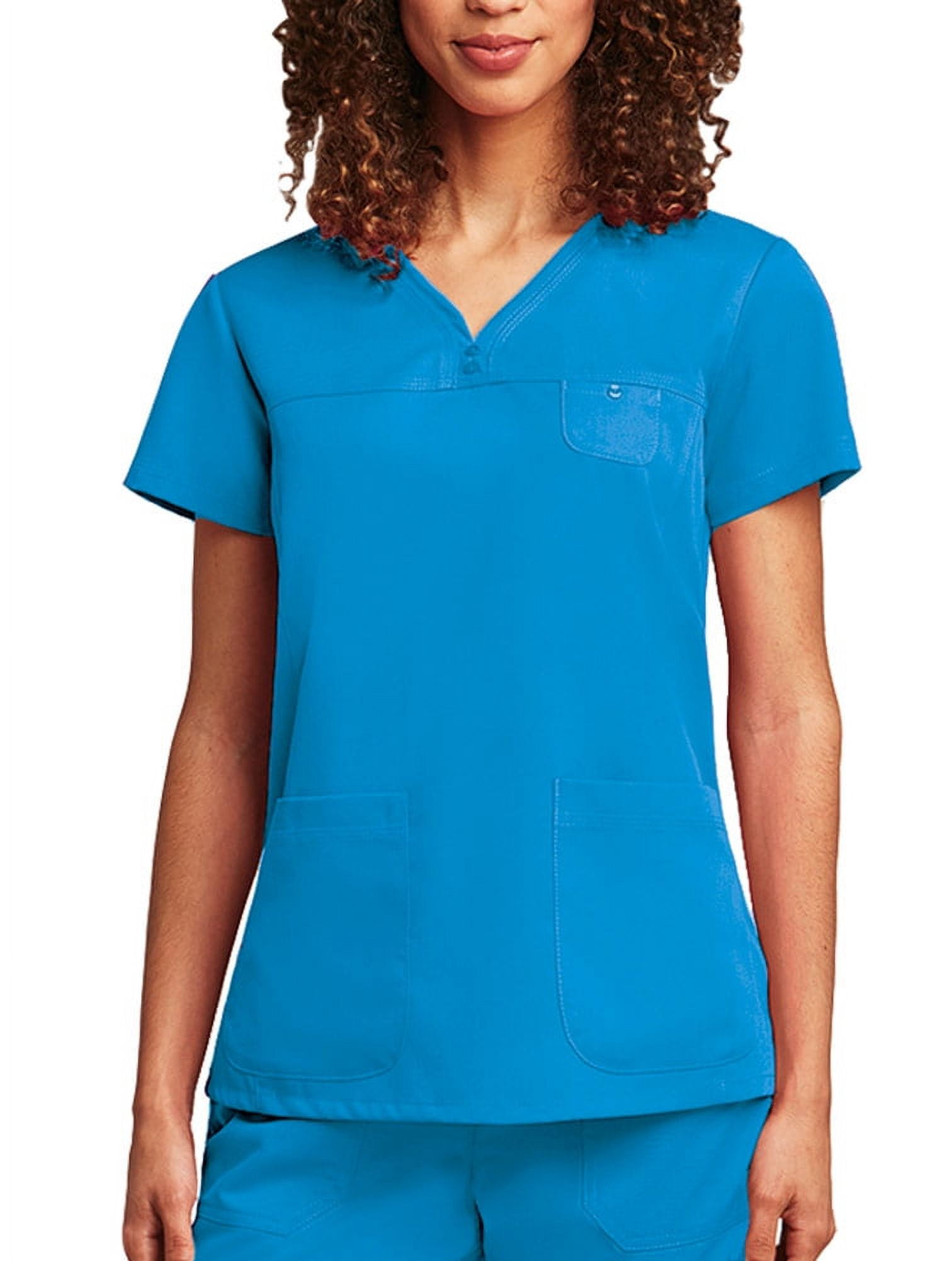 Grey's Anatomy Grey's Anatomy™ 3-Pocket V-Neck Tonal Stitch Scrub Top ...