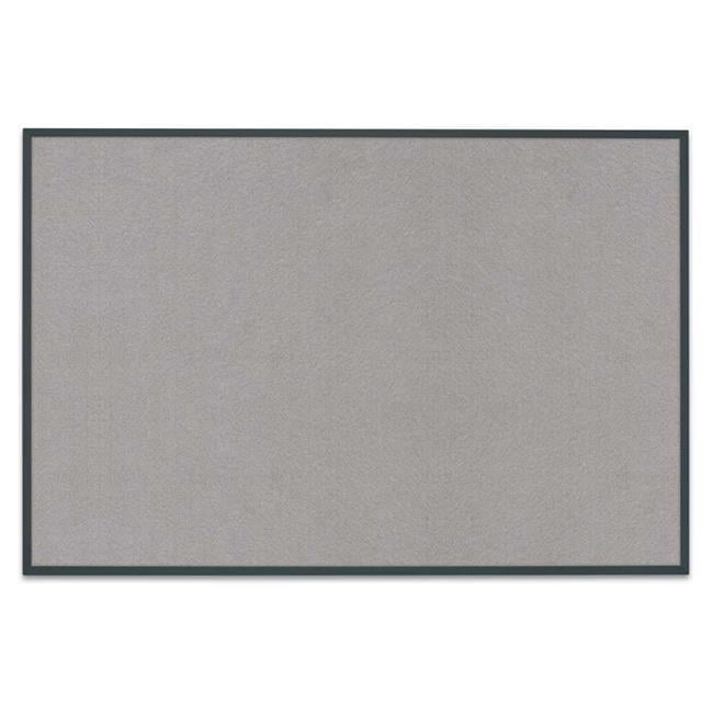Grey tack board 36' x 24' with Black aluminum frame - Walmart.com