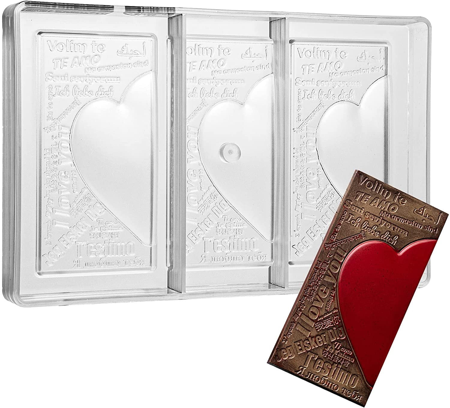 Greyas CM 3844 Louis Amado Clear Polycarbonate Chocolate Mold Candy ...