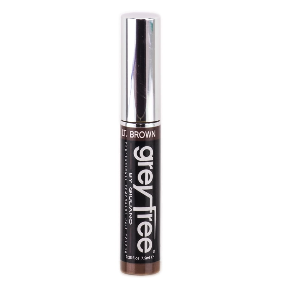 GreyFree Temporary Hair Color Mascara, Light Brown, Root Touch Up ...