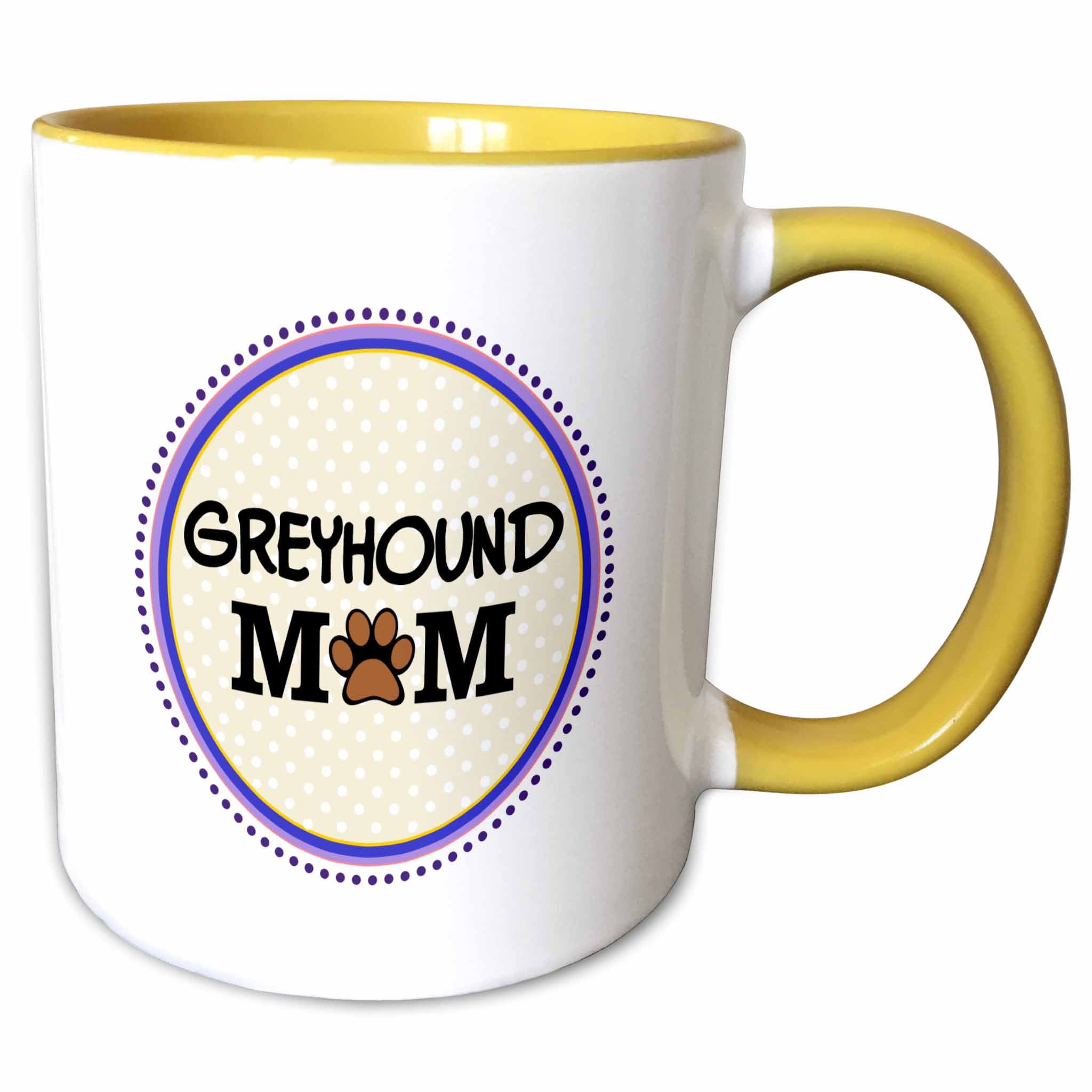 3drose, Greyhound Dog Mom - Doggie Mama by Breed - Paw Print Mum Love ...