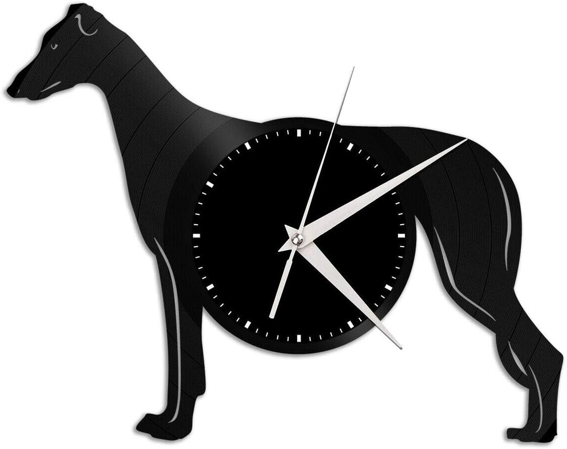 Greyhound Dog Vinyl Wall Clock,Vinyl Record Clock Wall Art Unique Room ...