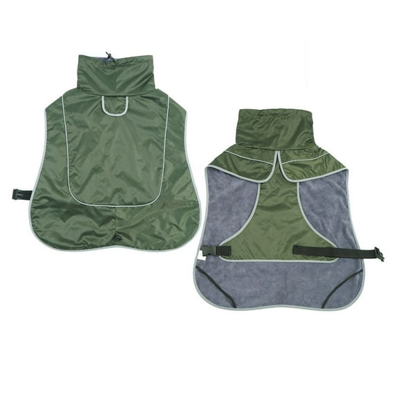 Greyhound Lurcher Whippet Raincoat, Water Resistant Hi-Vis Dog Rain ...