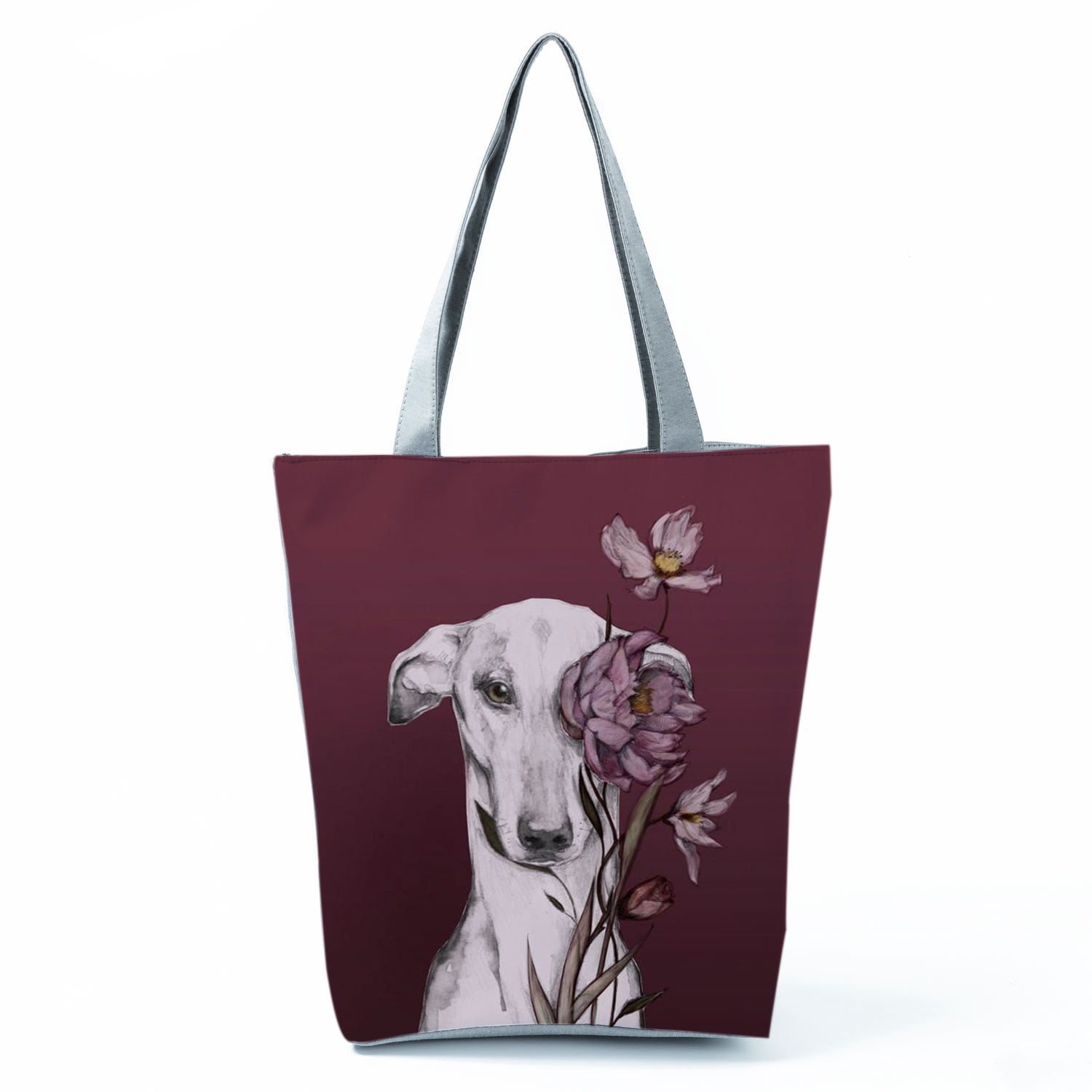 Greyhound Shopping Bags Casual Groceries Women Handbags Animal Dog ...