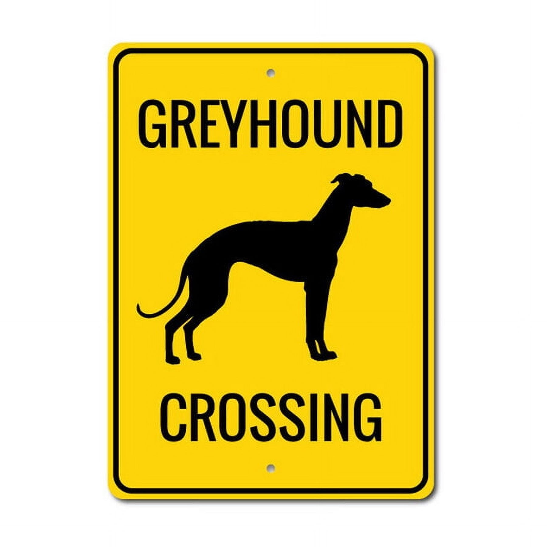 Greyhound Sign Greyhound Metal Decor Sign Size: 16 x 12 Inch - Walmart.com