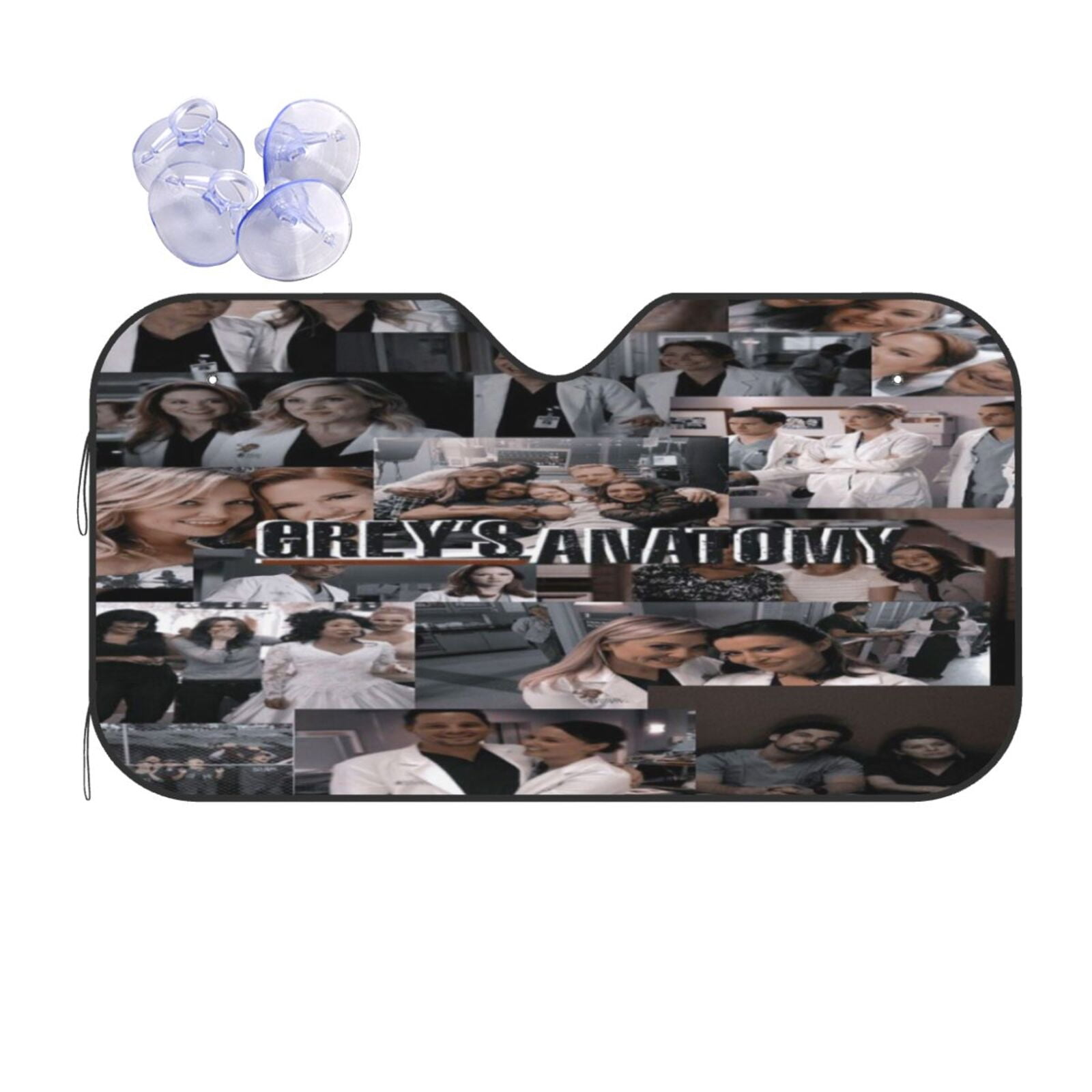 Greys Anatomy Car Sun Shade Windshield Cartoon Sun Shade for Car Truck ...