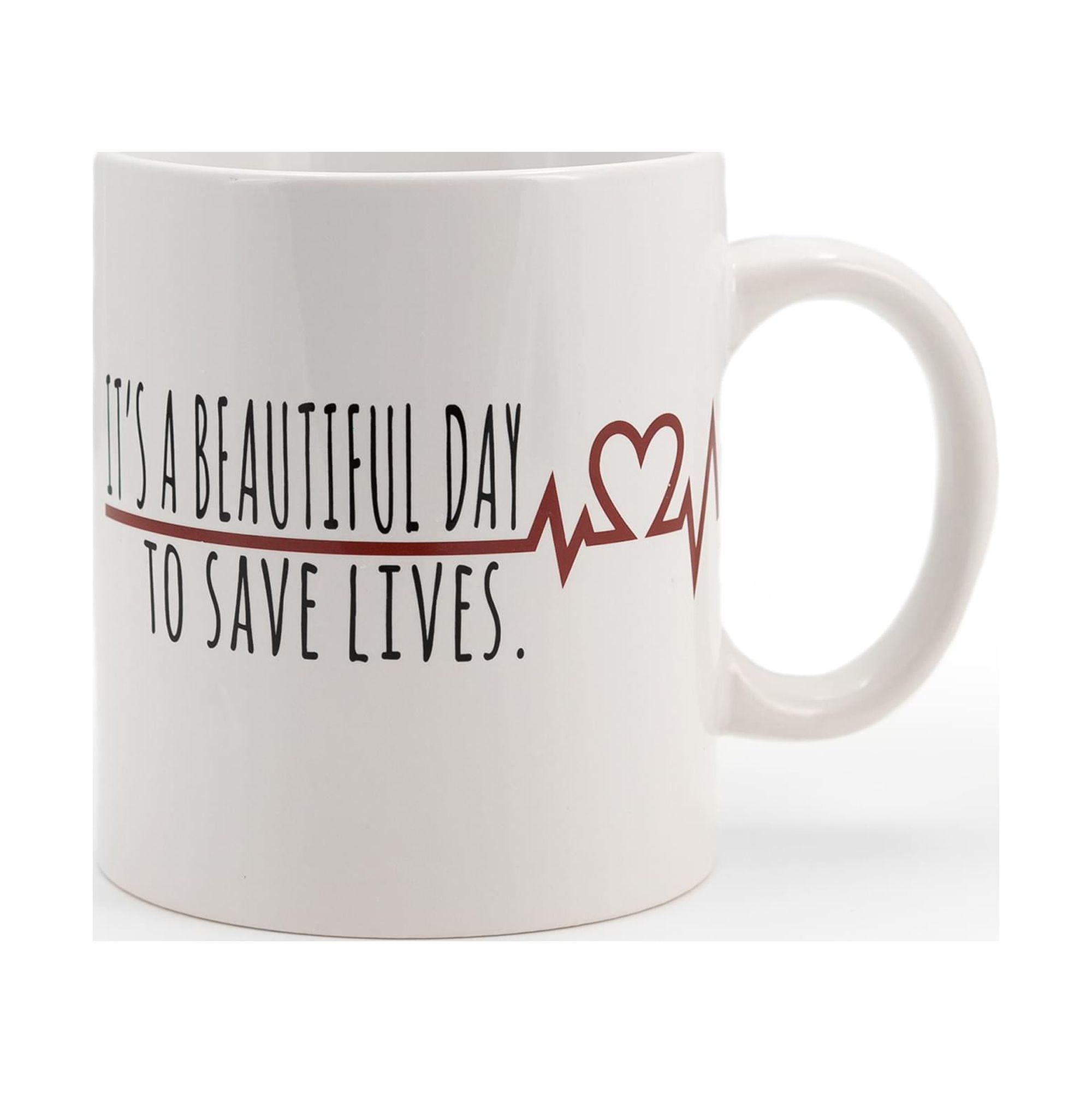Greys Anatomy Derek Coffee Mug | It's A Beautiful Day To Save Lives ...