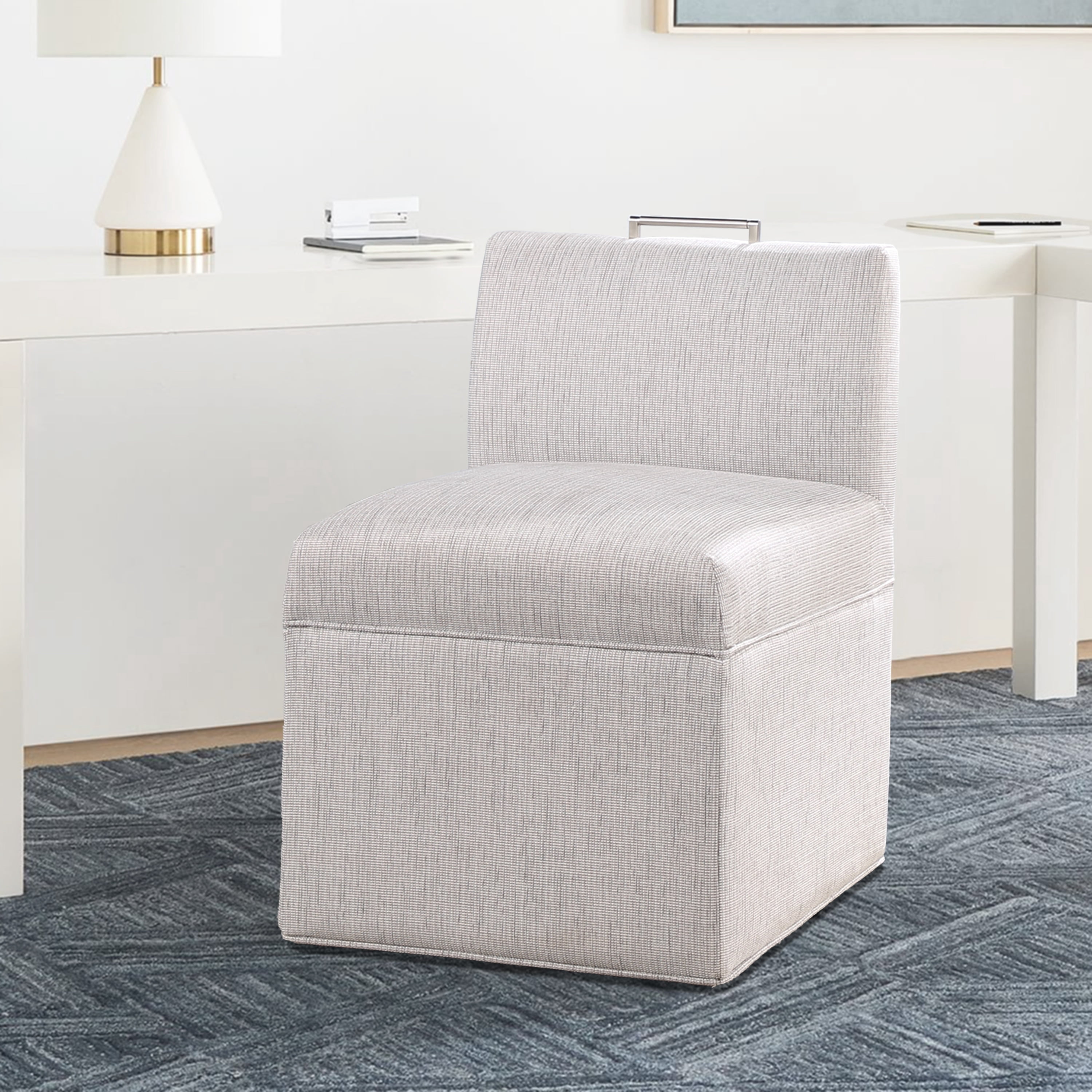 Greyson Living Dayla Modern Fabric Upholstered Caster Dining Chair by ...