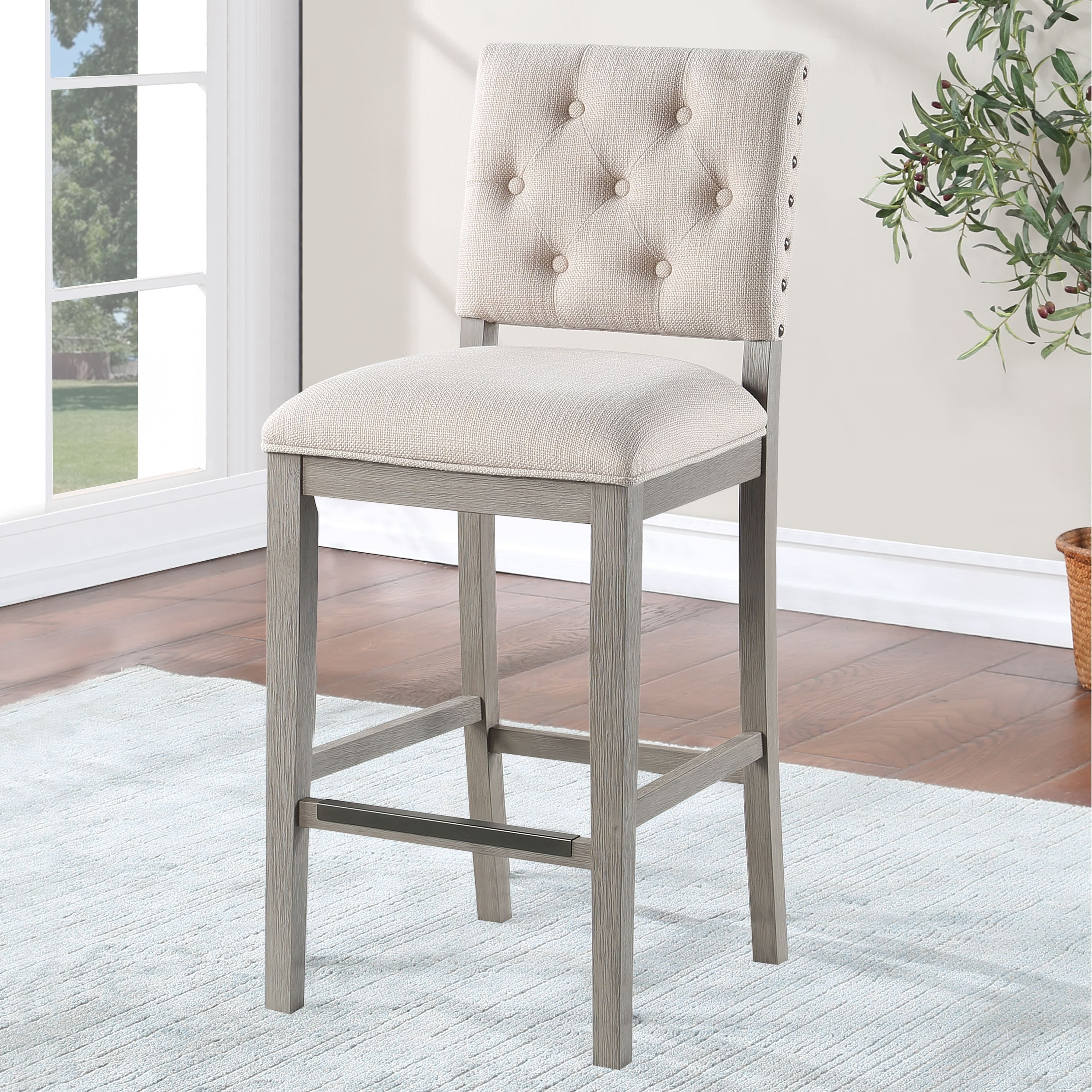 American Woodcrafters Enid Bar Stool - Bar Height - Walmart.com