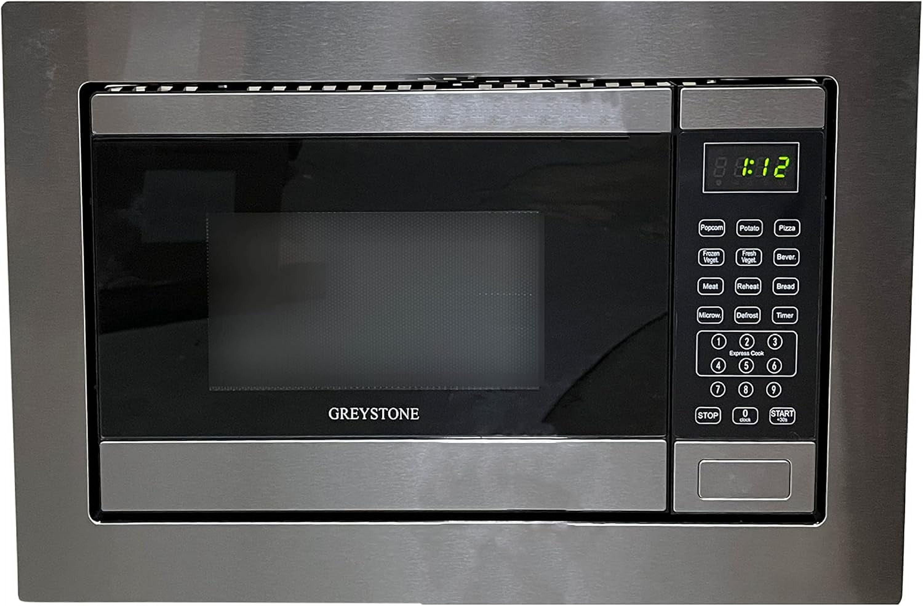 Greystone 0.9 Cubic Foot, Built-In Microwave, Digital Touchpad, LED ...