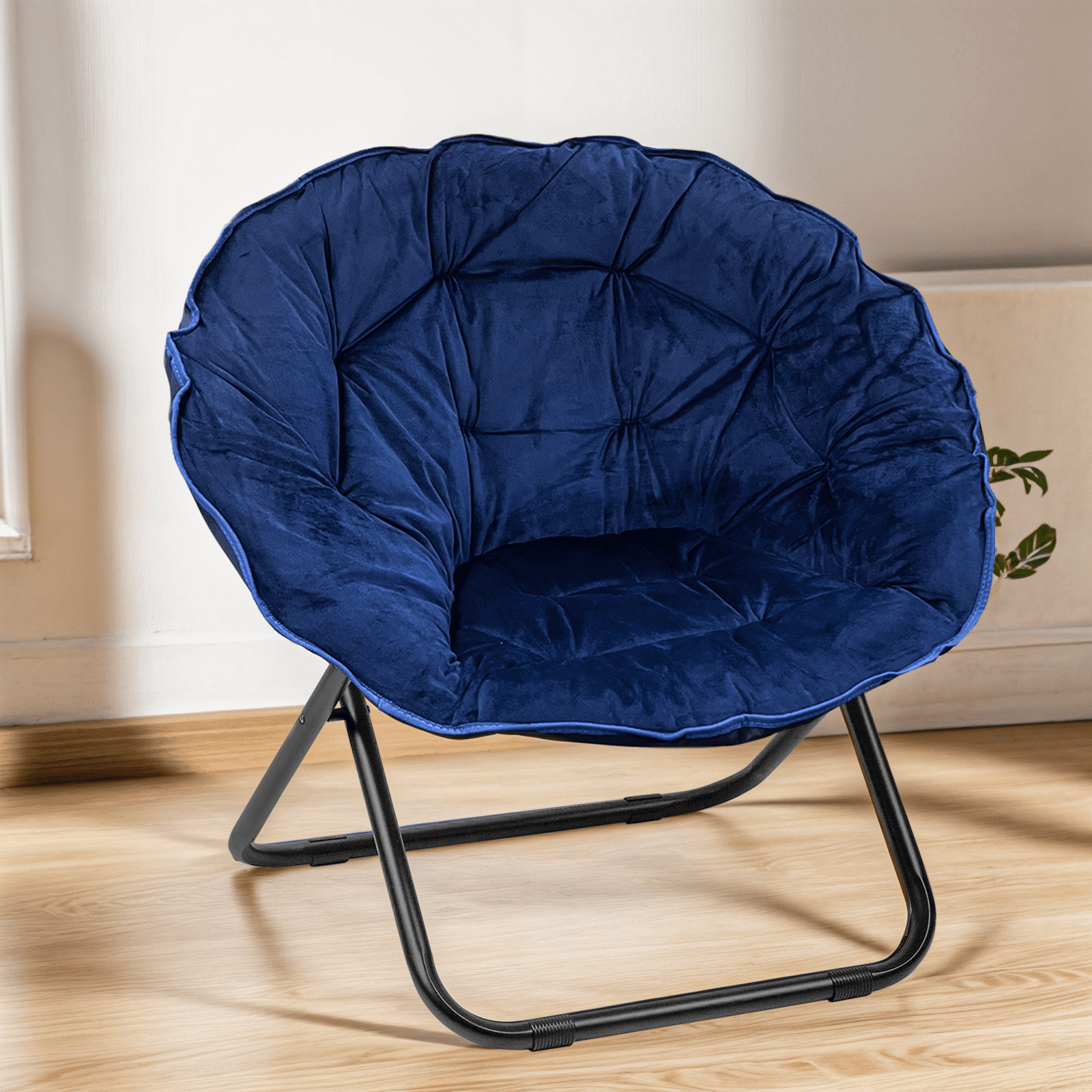Grezone Comfy Foldable Moon Chair for Adults and Teens - Walmart.com