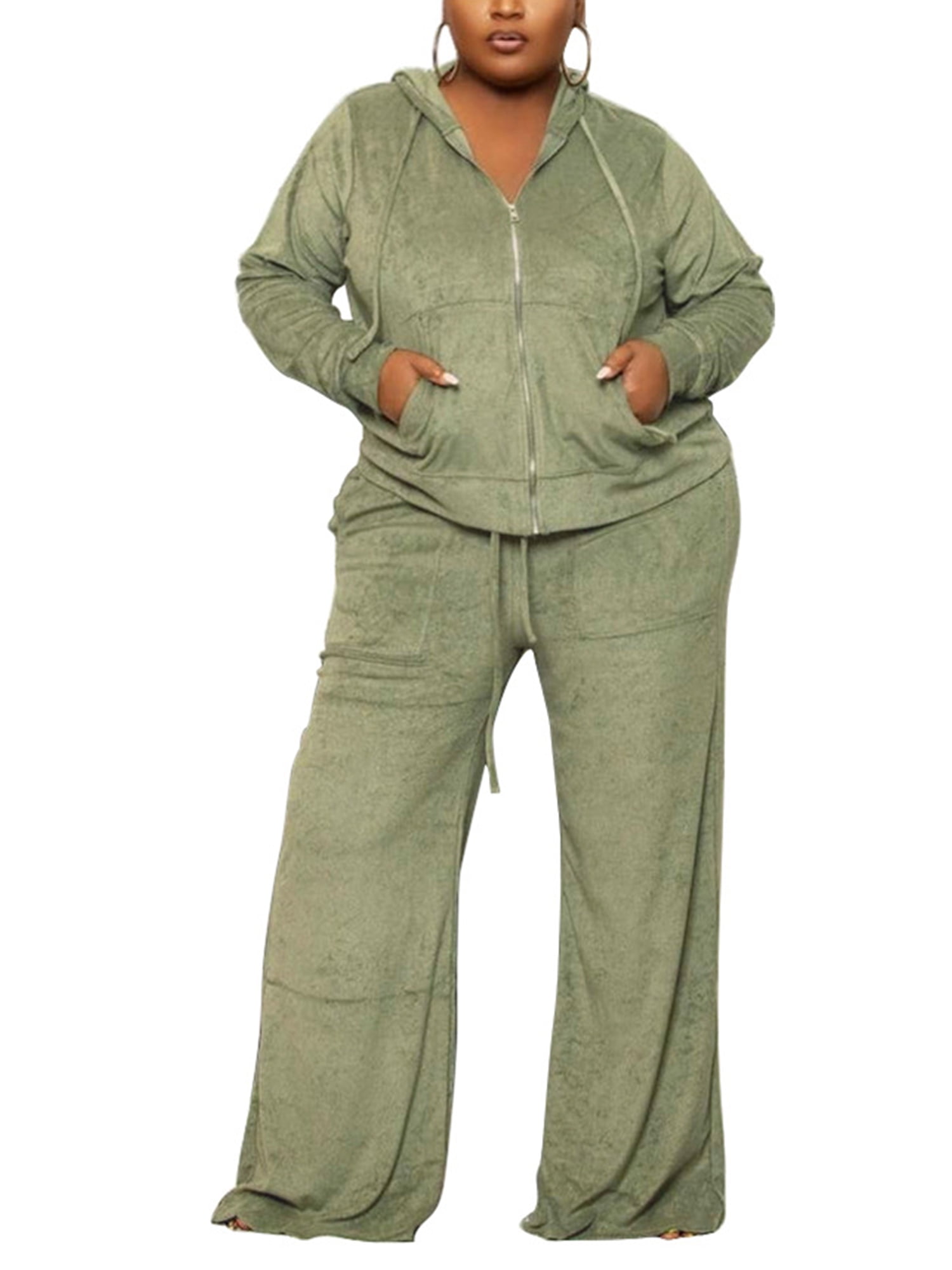 Grianlook Jogging Suit For Women Jogger Set Hoodie Sweatsuit Long ...