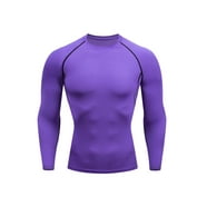 A4 Long Sleeve Compression Crew (White) (2X) - Walmart.com