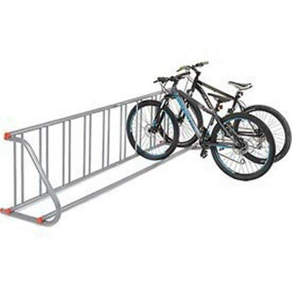 Grid Bike Rack, 9-Bike, Single Sided, Powder Coated Galvanized Steel ...
