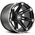 Grid Custom Wheel for 20x10 Inch Matte Black with Double Dark Tint ...