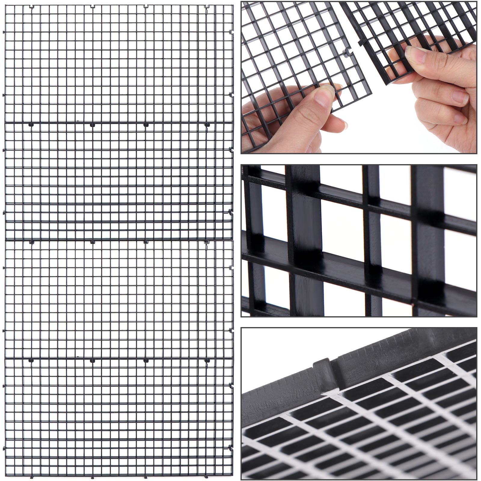Grid Divider Tray Egg Crate Aquarium Fish Tank Filter Bottom Isolation ...