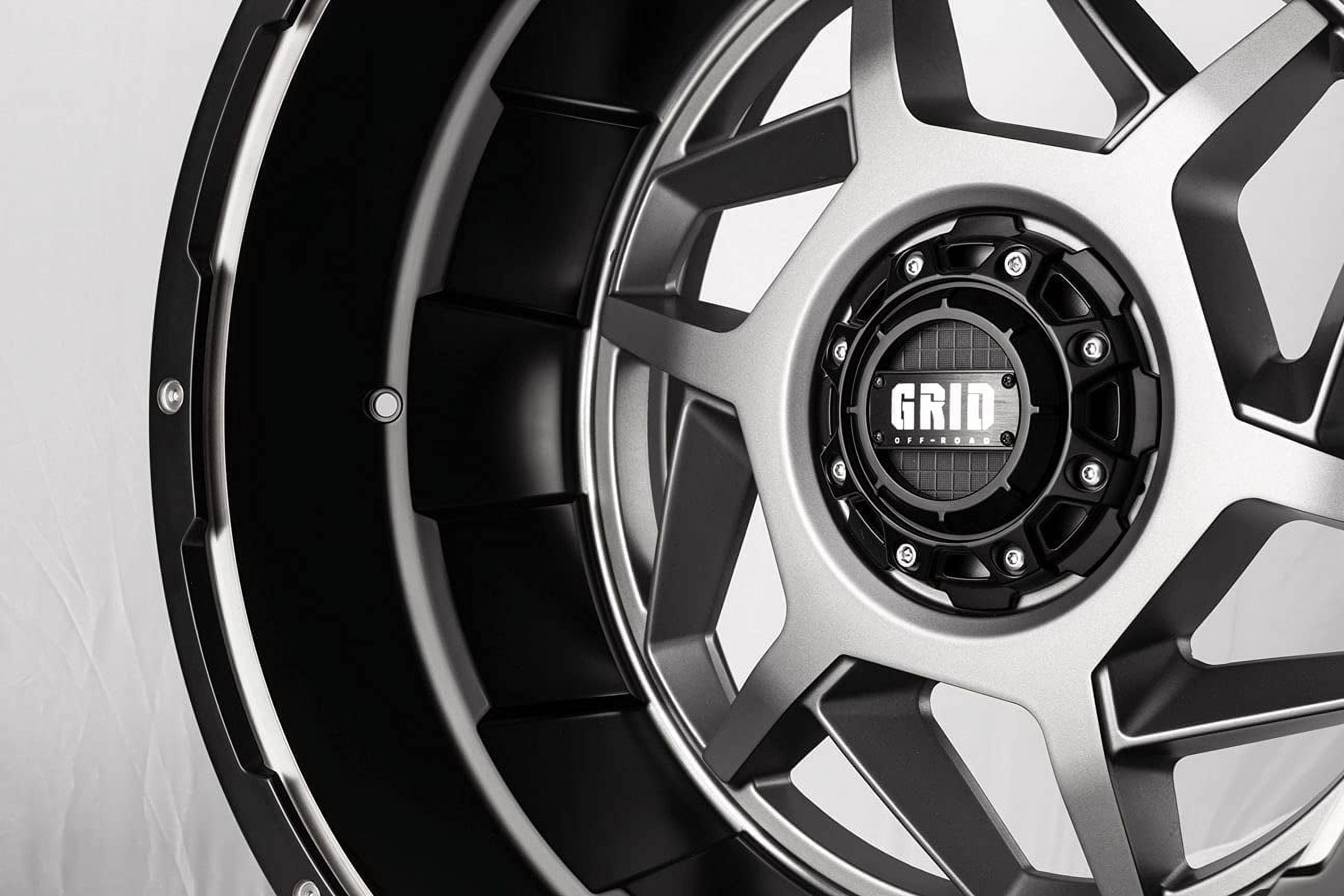 Grid Off-Road GD14 Custom Wheel for 20x9 inch Matte Anthracite w/ Matte ...