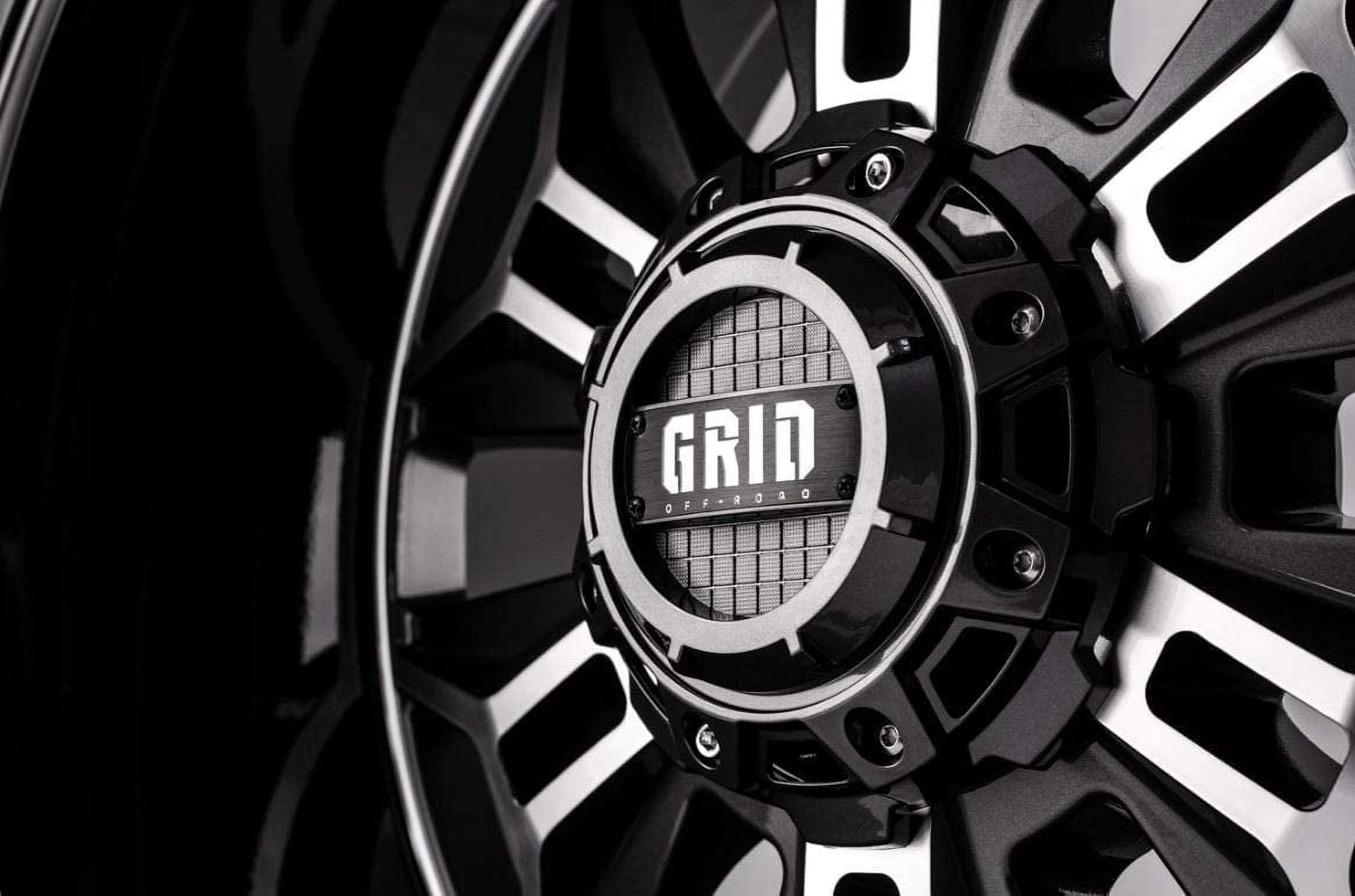 Grid OffRoad GD11 Custom Wheel for 22x12 87.1mm Hub Gloss Black with ...