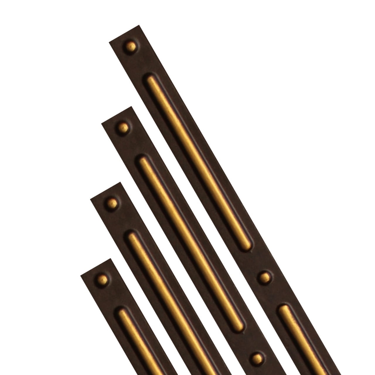 Grid & Seam Faux Tin Covers 1" x 24" in Antique Gold (48 Ln. ft. / Pack ...