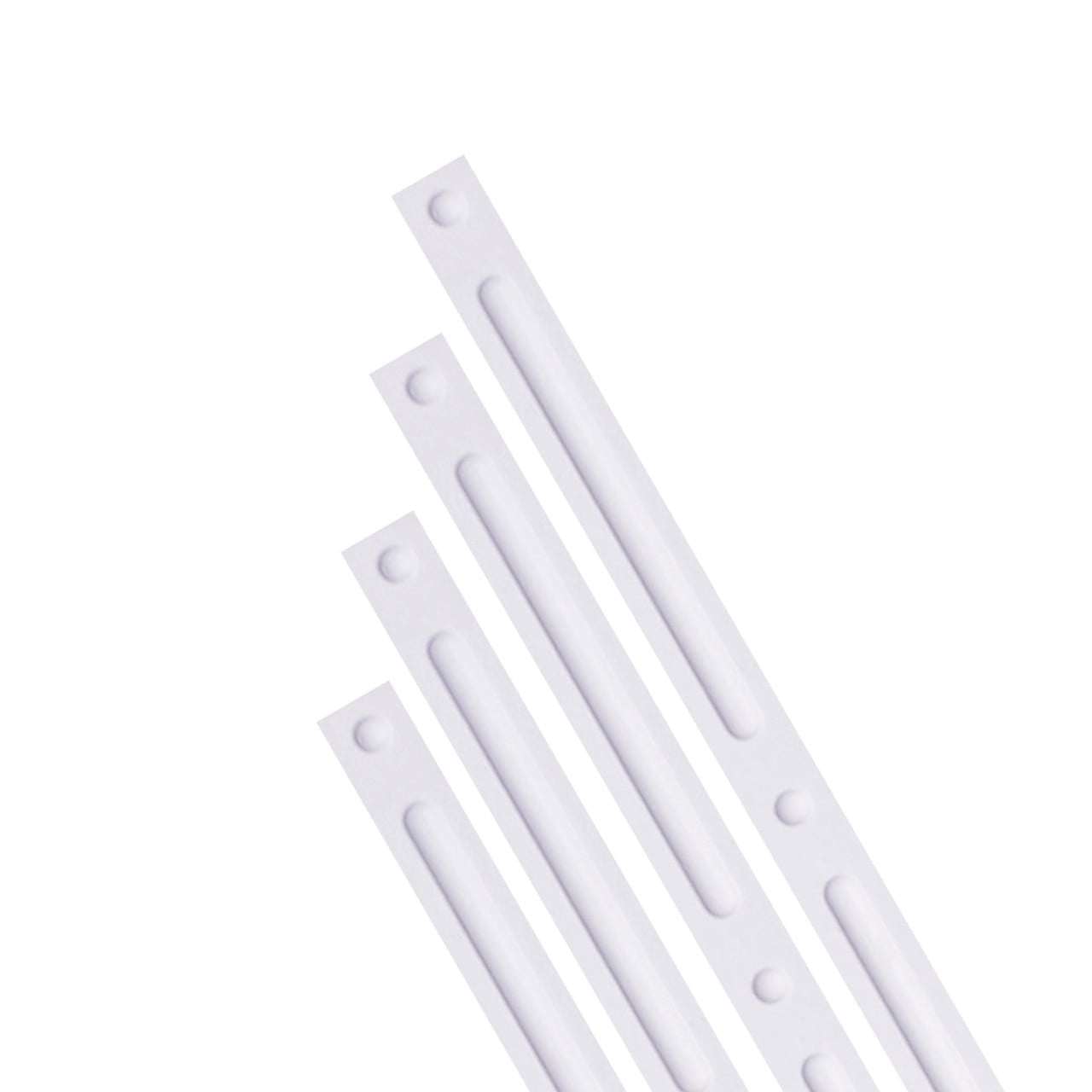 Grid & Seam Faux Tin Covers 1" x 24" in White Matte (48 Ln. ft. / Pack ...