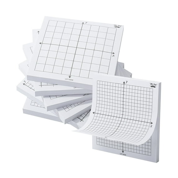 Grid Sticky Notes 6 Pads 3x3 Inch, Graph Paper Notes for Math Problem ...