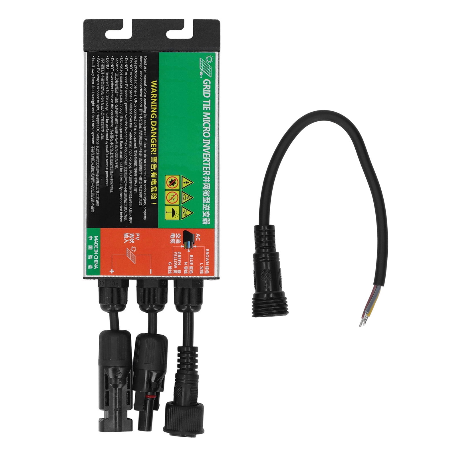 Grid Tie Micro Inverter Mppt Pure Sine Wave Compact Solar Alternative ...