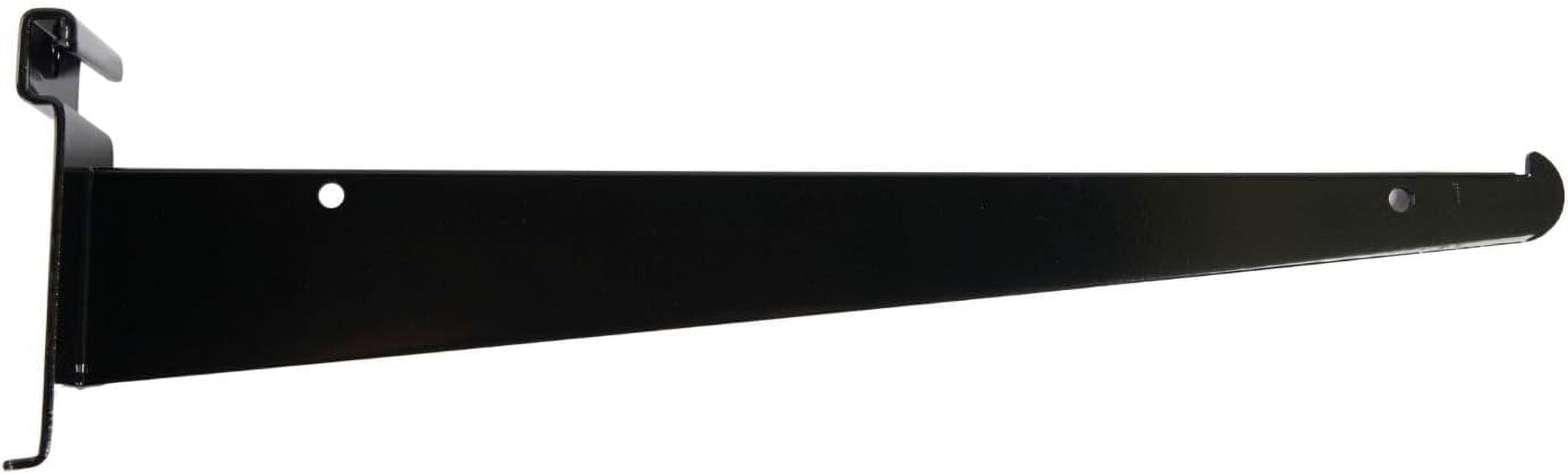 Grid Wall Accessory - 12 inch Black Metal Shelf Brackets for Wire Grid ...