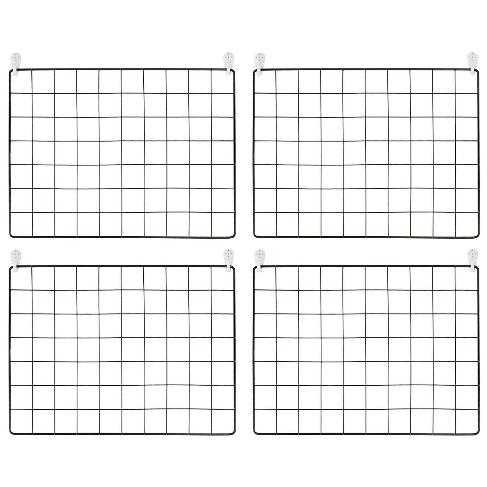 Grid Wall Panels, 4 Packs Wire Wall Grid for Photo Pictures Display ...