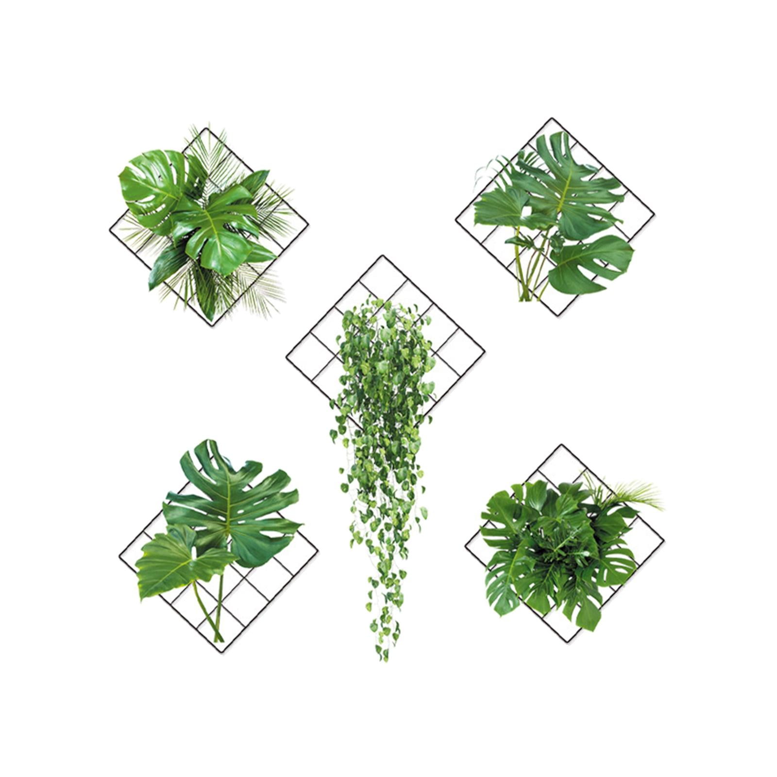 Grid Wall Stickers Wallpaper Waterproof Elegant Creative DIY Removable ...