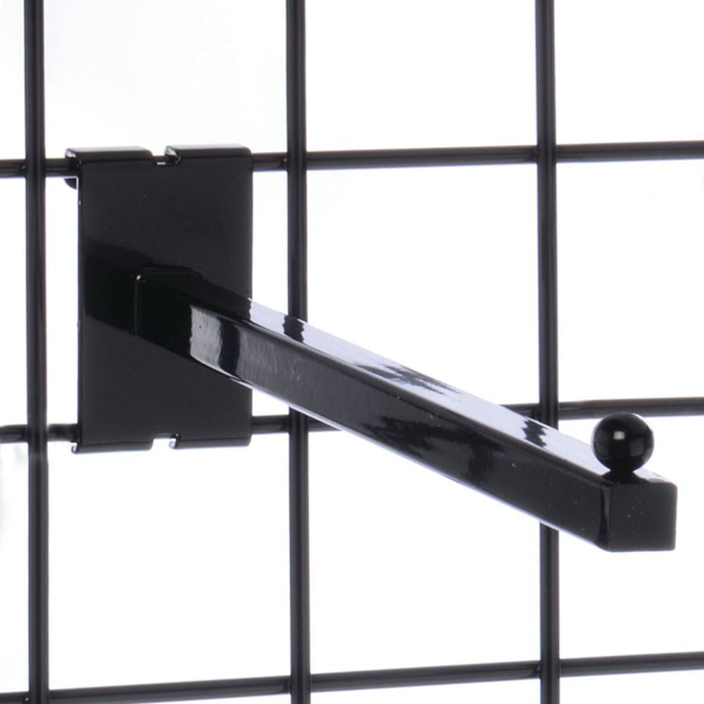 Grid Walls Straight Arms Black 12"L - Walmart.com