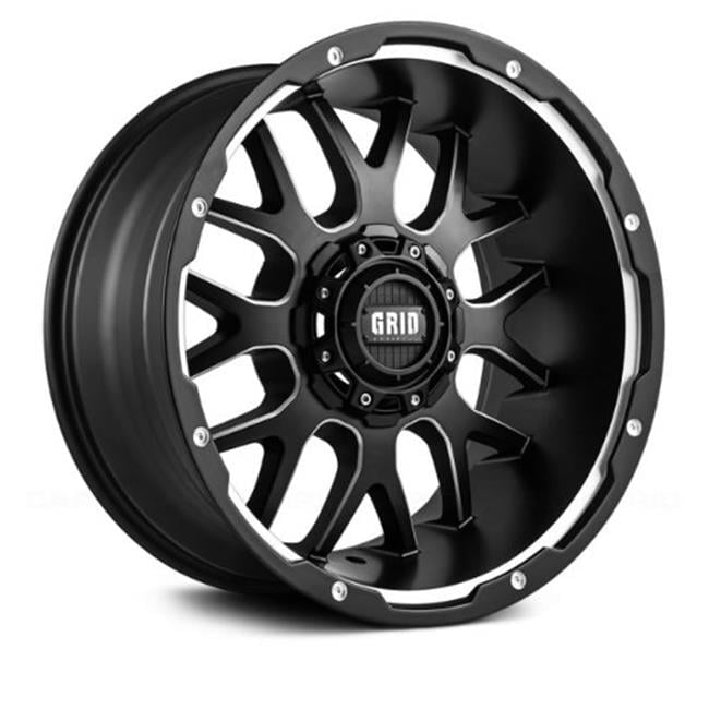 Grid Wheels 22952F87 GD2 20 x 9 in. 5 x 127-139 in. Bolt Pattern 0 ...